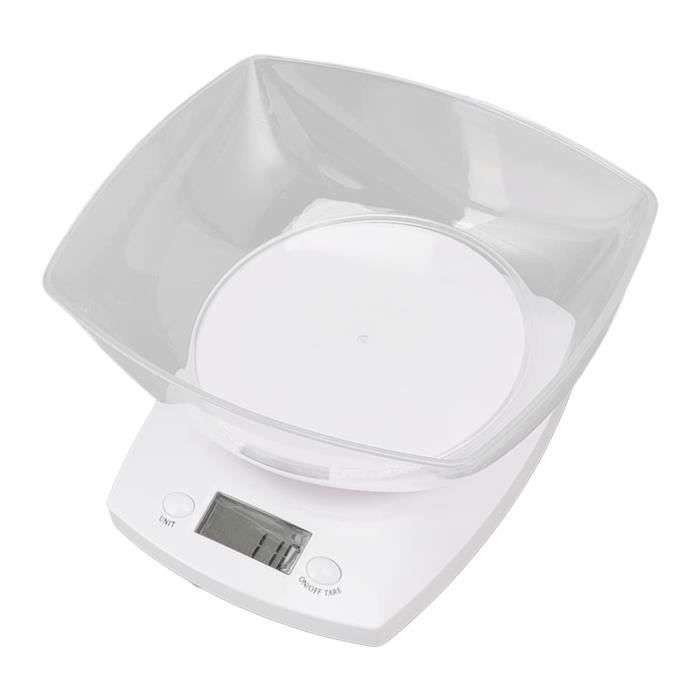 Balance De Cuisine 5Kg Poids Numérique, Abs Utilisé Pour Mesurer Les ...