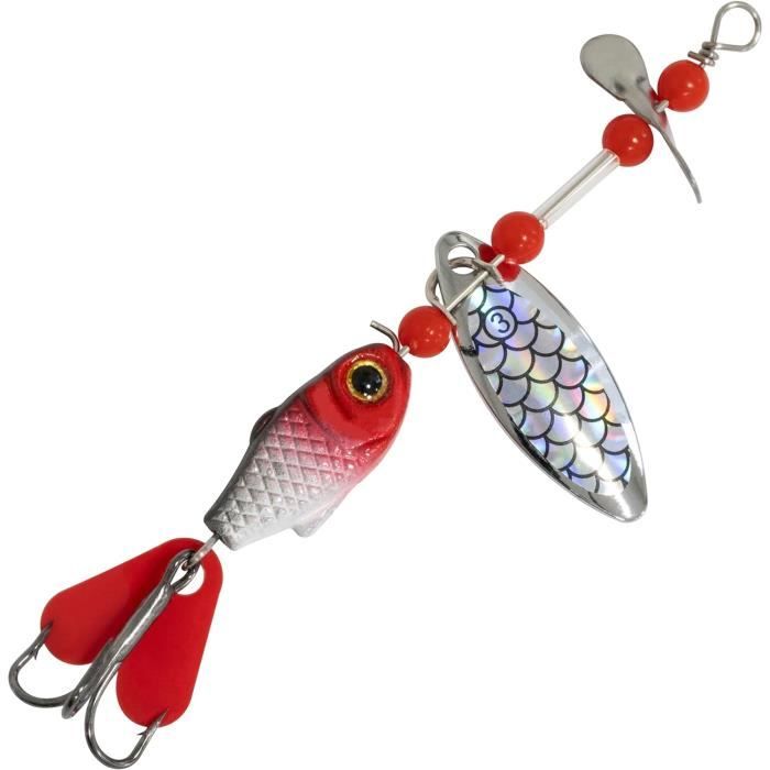 Leurre Appât De Pêche Aux Carnassiers 95 Mm À Cuillère Paillette ...