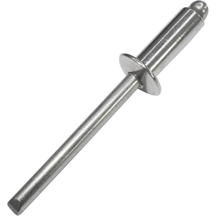 C48300 - Lot De 20 Rivets Aveugles Standard Ø5X14Mm À Tête Plate En ...
