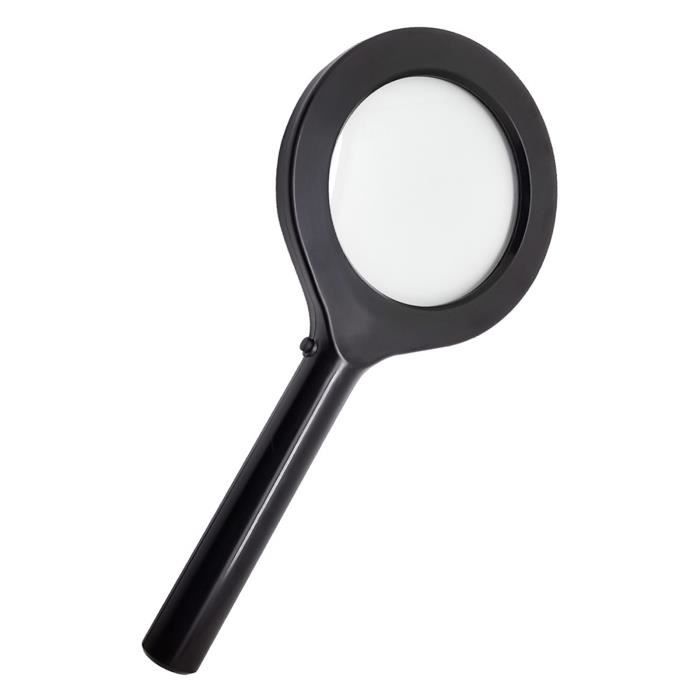 Loupes à main USB 3X Lentille noire avec loupe éclairée par lumière LED ...