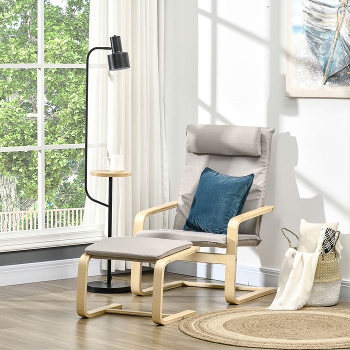 Fauteuils De Salon HOMCOM Fauteuil De Salon Avec 2 Poches Latérales ...