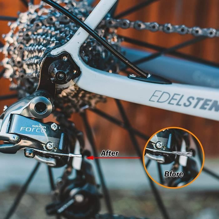 Kit Remplacement boîtier de câble de Frein vélo Universel avec Capuchon ...