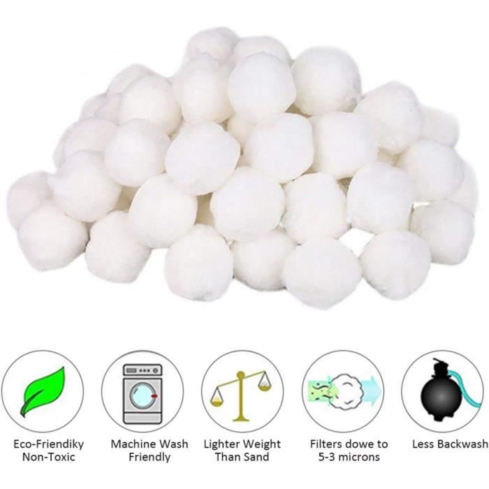 Boules De Filtre De Piscine, Boules De Filtre 700G Pour Filtre À Sable ...