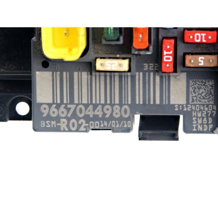 Module BSM Boîte à Fusibles Citroen C4 Picasso C5 III C6 Peugeot 3008 ...