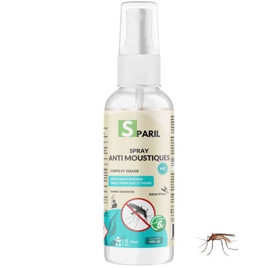 Spray Anti Moustique Tropical 100 Ml. Eucalyptus Et Citriodiol ...