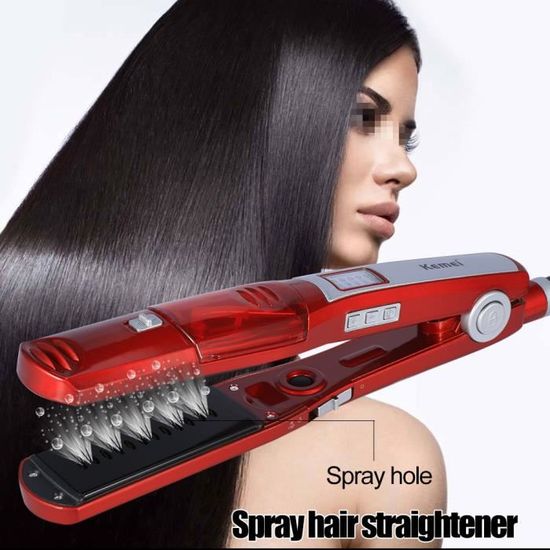 Fer à lisser électrique Lisseur vapeur SteamLiss affichage de la ...