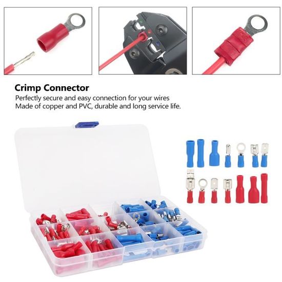 EIF Borne À Sertir Terminal Portatif Ferme De Sertissage, Connecteur De Fil Électrique, Marin ...