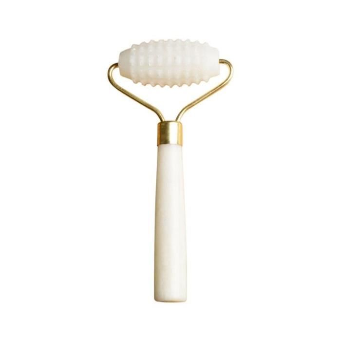 1Pc visage Jade rouleau léger vibrant Portable soin de la peau outil ...