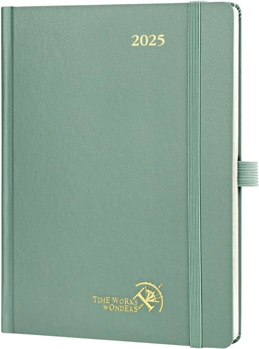 2025 Semainier 22x16,5cm-Couverture Rigide,Vertical Weekly Planner,D ...