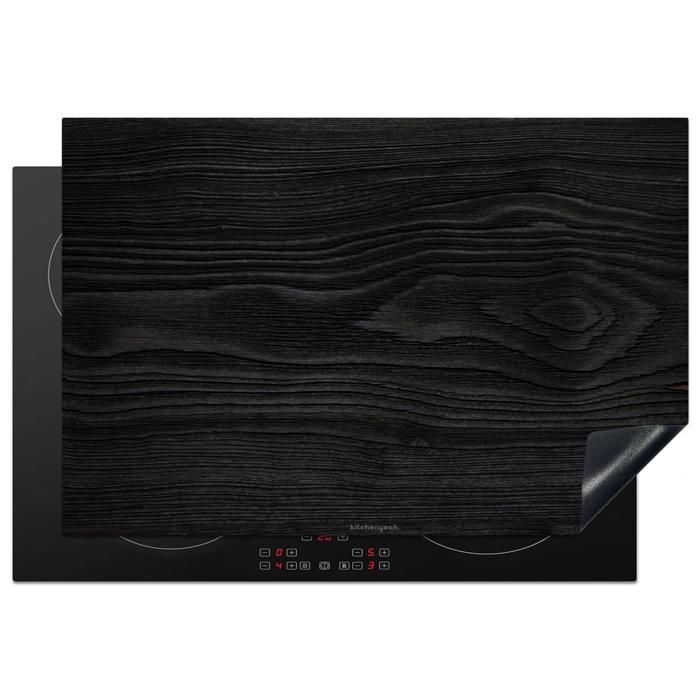 KitchenYeah - Protection Plaque Induction, Cuisson - Noir - aspect bois ...