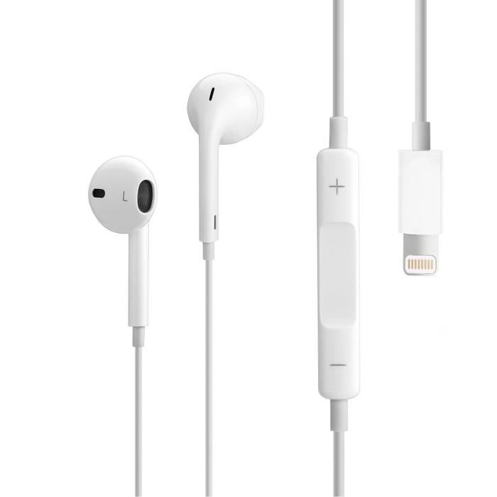 ORIGINAL Apple EarPods écouteur Binaural avec Fil Blanc Casque et Micro ...