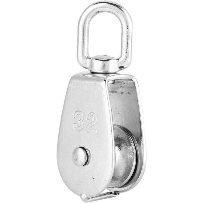 Poulie Simple, Poulie Simple Pivotante Robuste En Acier Inoxydable Pour ...