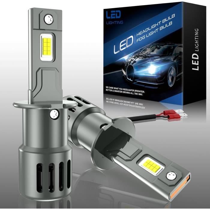 Ampoule Led H3 Canbus, 18000Lm, 50W,6500K Lumière Blanche Forte, Phare ...