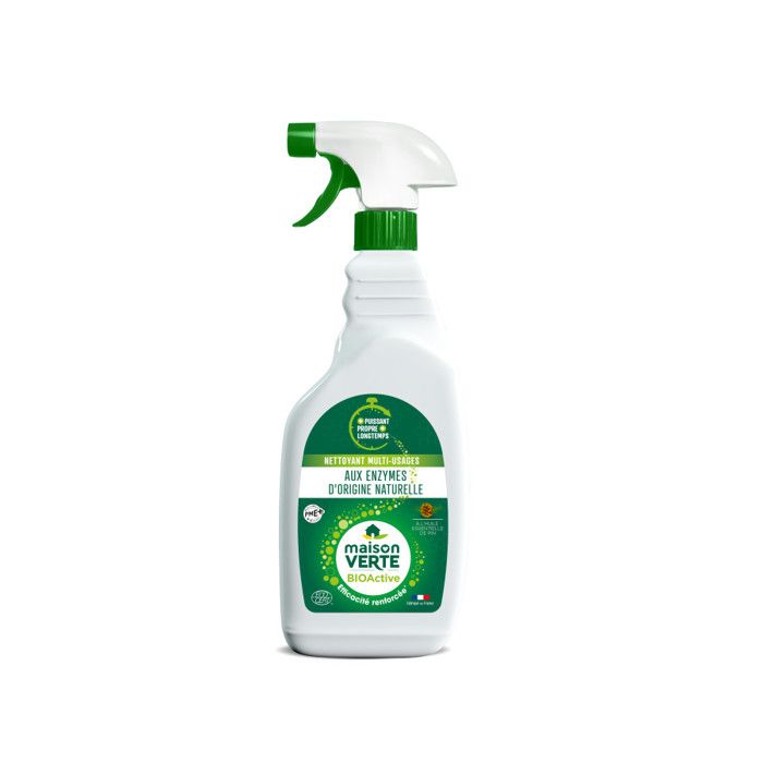 Spray BIOActive aux enzymes Maison Verte 750ml - Pack de 3x750ml ...