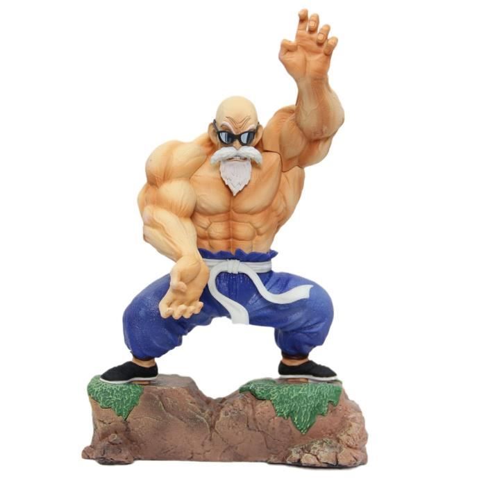 Figurine Dragon Ball 1er Kamehameha De Tortue Géniale Hauteur 25 Cm