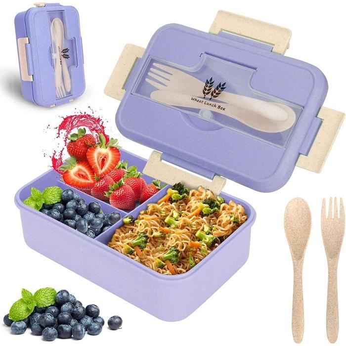 AJW-Lunch Box Bento Box Boite Bento Boîte à Repas Sécurité Anti-Fuite ...