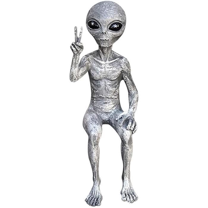 Statue extraterrestre, Figurine extraterrestre en résine Art espace ...