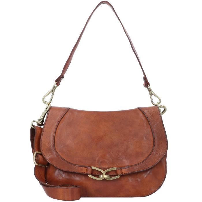 Campomaggi Sac de protection en cuir 31 cm cognac - Cdiscount Bagagerie ...