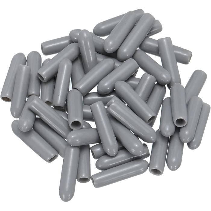 Lot De 50 Embouts En Caoutchouc Vinyle Pvc, 3 Mm, Cache-Filetage, Tubes ...