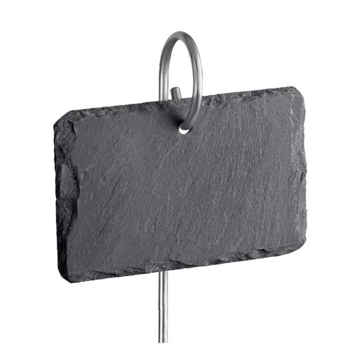 Plant Hanging Label Étiquette de plante Marker Garden Slate Black ...