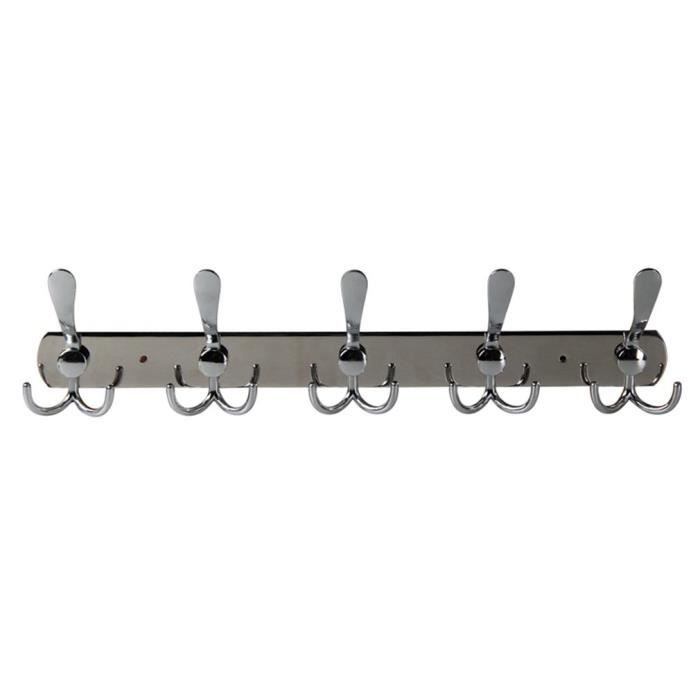 Crochet double mur inox crochets chapeau vêtements porte-peignoir Rack ...