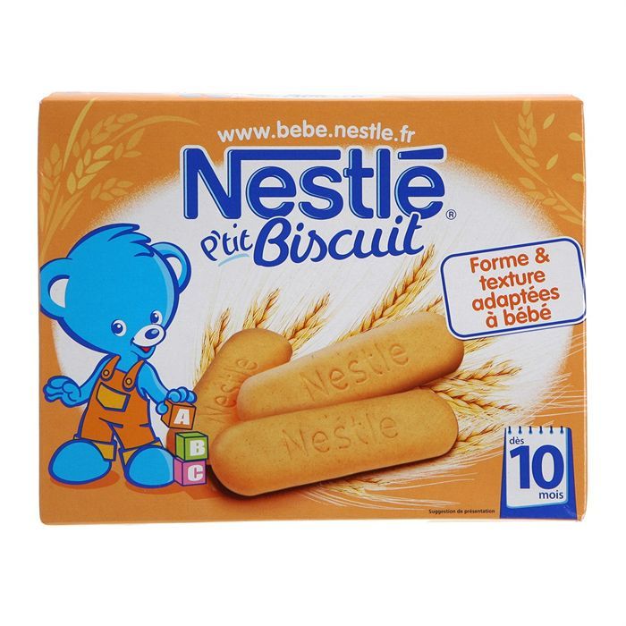 NESTLÉ P'tit biscuit - 180 g - Dès 10 mois - Achat / Vente biscuits ...