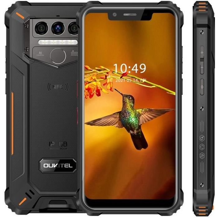 OUKITEL WP9 Smartphone Robuste 128Go Écran 5.86" IP68 Étanche 8000mAh ...