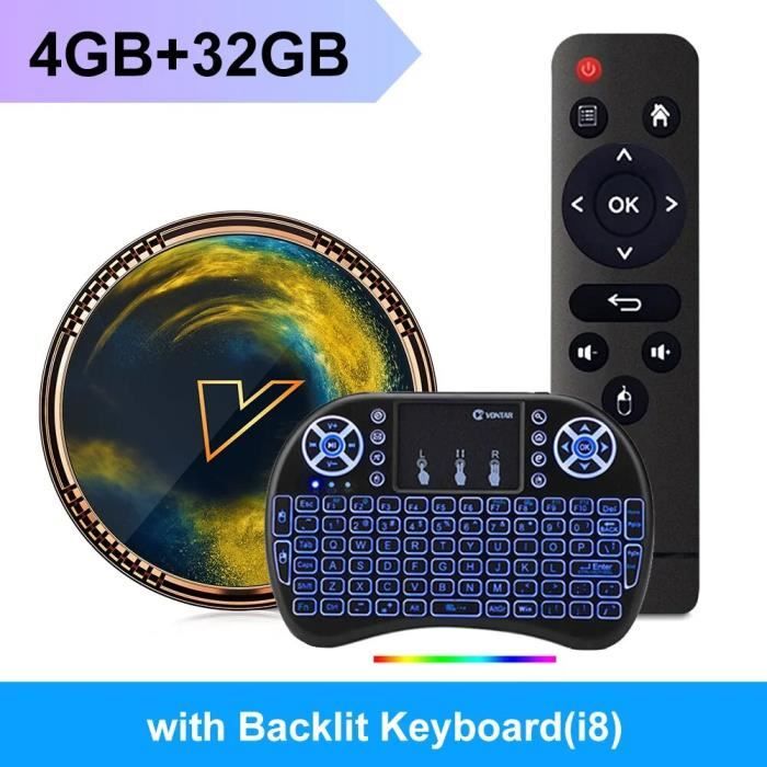 Boîtier TV VONTAR X2 - Android 11.0 - Amlogic S905W2 - 4 Go RAM - 64 Go ...