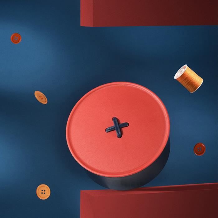 Bleu -Mini kit de couture, points de fil à coudre outils d'aiguilles à ...