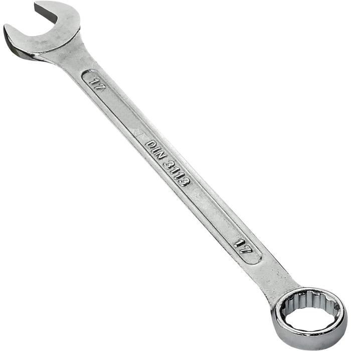 C45581 Clé Plate Mixte Métrique 17Mm Fourche Et Anneau-Oeil 12 Pans En ...
