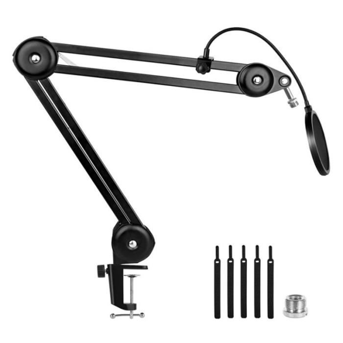Support de Microphone, Bras de Microphone de Studio, avec Filet de ...