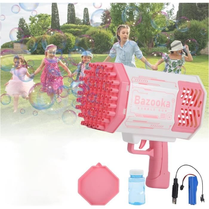 XGS -Bazooka Bubble Machine à bulles 69 trous Rocket Bubble Launcher ...
