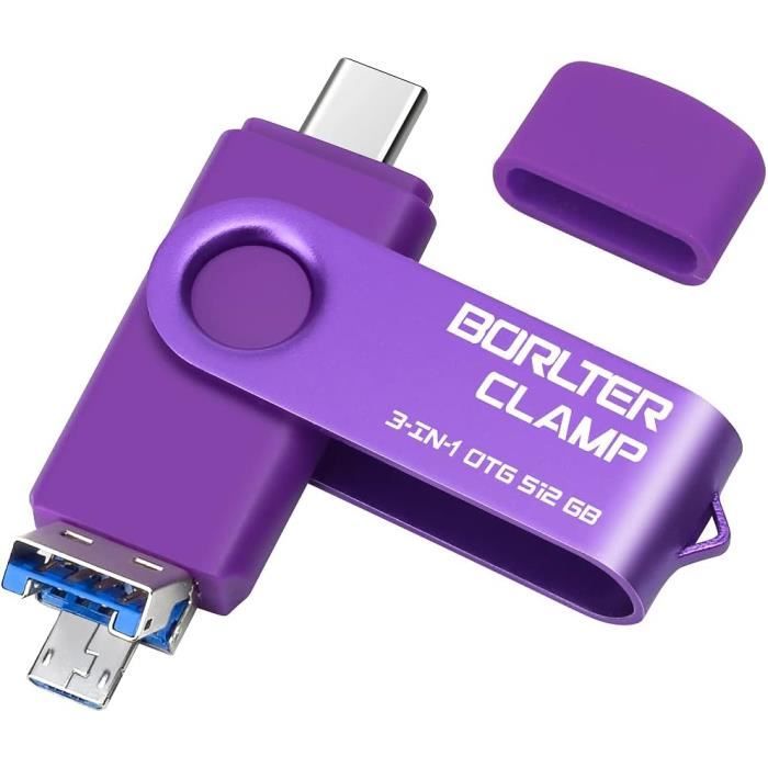 Clé Usb 3.0 De 512 Go Mémoire Stick 3 En 1 Pour Téléphones Android ...