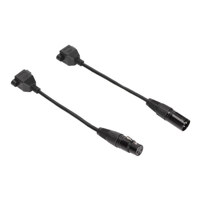 FRA- 2PCS Câble XLR vers RJ45 3 broches Plug and Play femelle XLR ...