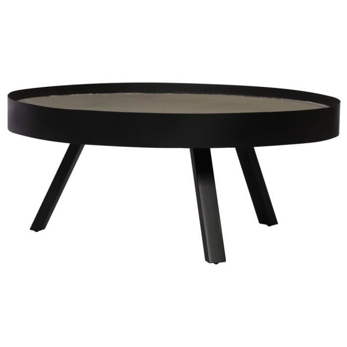 FHE - Table basse Dessus de table en béton 74 x 32 cm - DX0372 ...