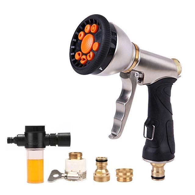 TETE D'ARROSAGE,gun set--Pistolet à eau de jardin, buse de tuyau ...