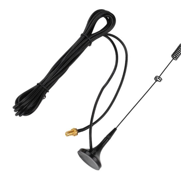 Zerone antenne VHF / UHF Antenne magnétique de voiture UT-106UV SMA-femelle double bande VHF ...