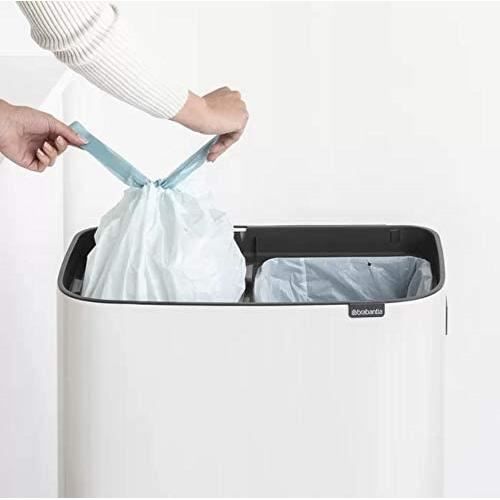 Brabantia 130601 Poubelle Bo Touch Bin Hi2 x 30L White 189 - Cdiscount ...