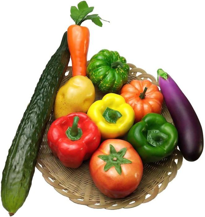 10 Pièces/Ensemble De Légumes Artificiels Simulation De Légumes ...