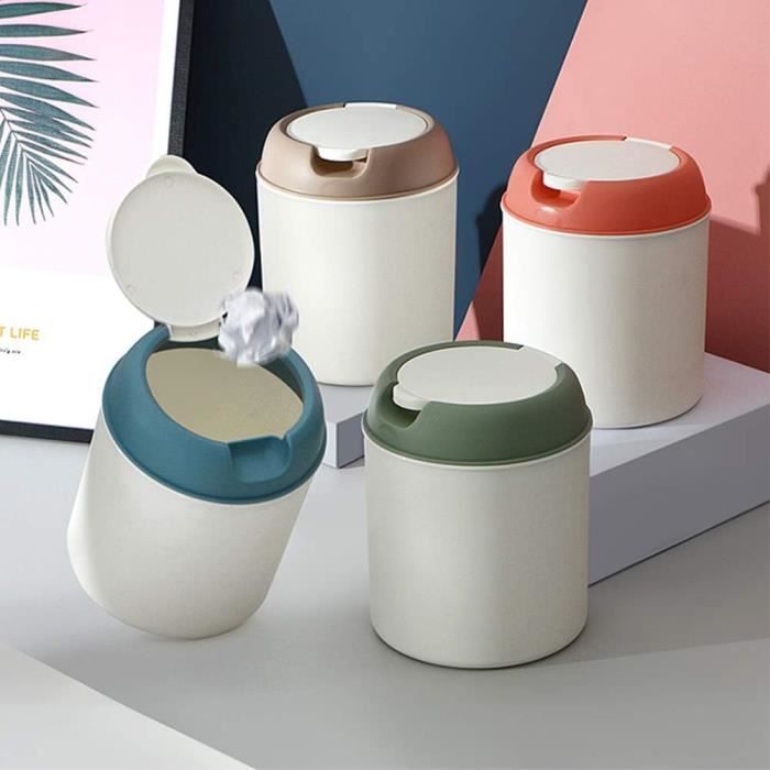 Petite Poubelle 3L Avec Couvercle Pour La Maison Et La Cuisine ...