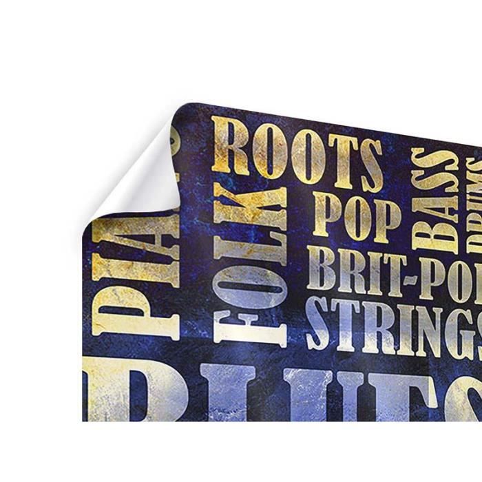 Poster en 3 parties Écritures en style grunge 90 x 60 cm - Cdiscount