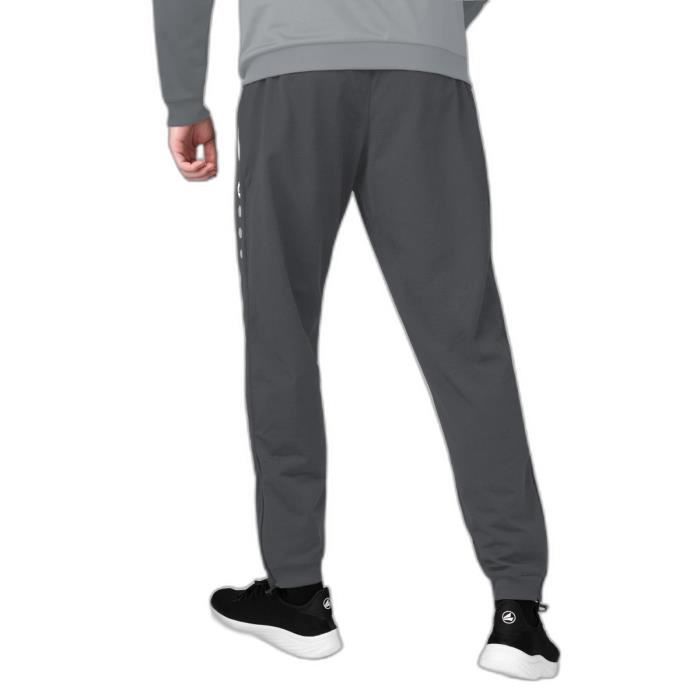 Jako Pantalon jogging enfant Allround gris anthracite 13/14 ans - 100% ...