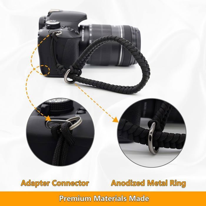 Dragonne pour appareil photo, bandoulière pour appareil photo en ...