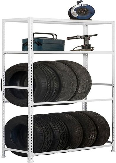 Simongarage Plus Kit d'Etagère 4/400 Blanc.[G318] - Cdiscount Maison