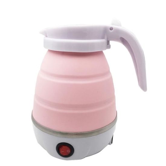 Rose - 4-5L - Bouilloire électrique pliable en Silicone, chaudière à ...