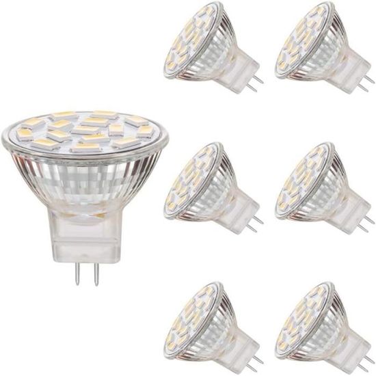 Ampoule LED MR11 GU4 3.5W, Non, Ampoules LED Spot GU4, Équivalent ...