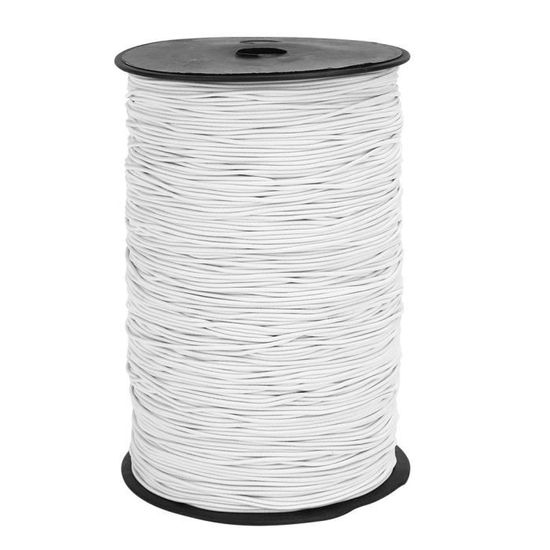 Fdit Corde élastique 1.5mm 500m rond élastique élastique corde corde ...