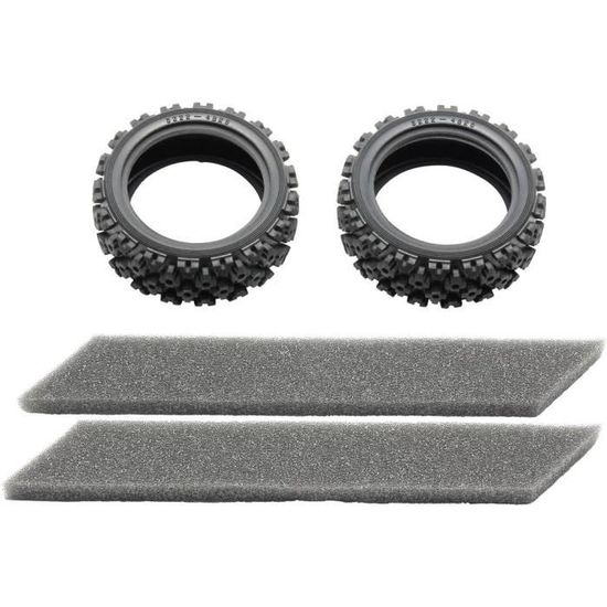 Pneus et inserts Tamiya Rally Block 54861 - TAMIYA - Lot de 2 pneus et ...