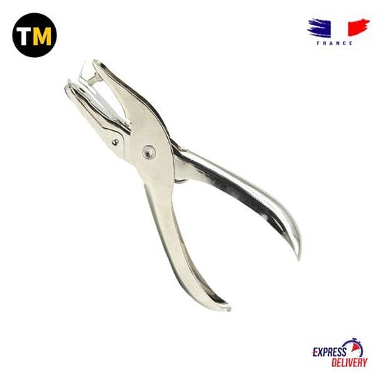 Perforatrice à papier 1 trou Power Tool- Pince à papier ronde en métal ...