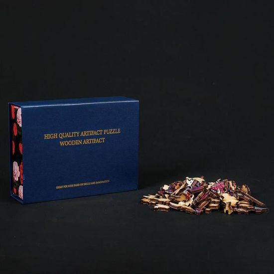 Zerodis pièces de puzzle de forme unique Puzzles en bois de forme ...
